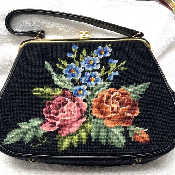 Needlepoint Handbag - Etsy