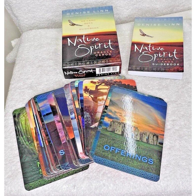 Denise Linn Native Spirit Oracle Cards 44 Card Deck and Guidebook MIP ...