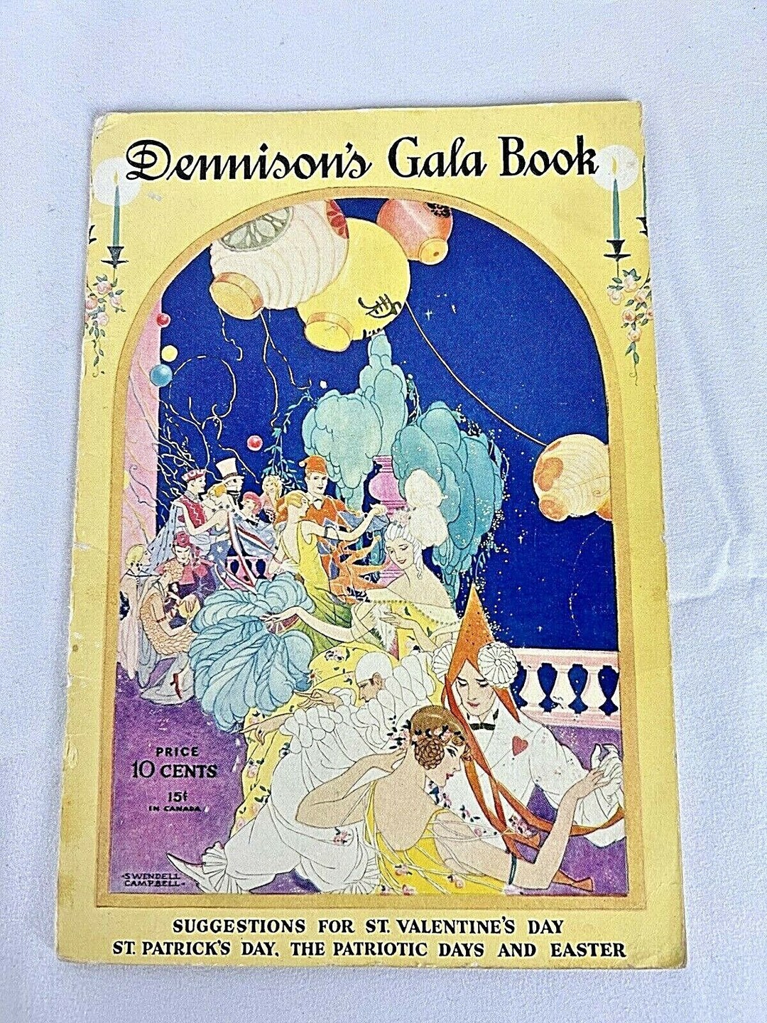 Vintage 12th Edition Dennison's Gala Book for the Spring Parties ...