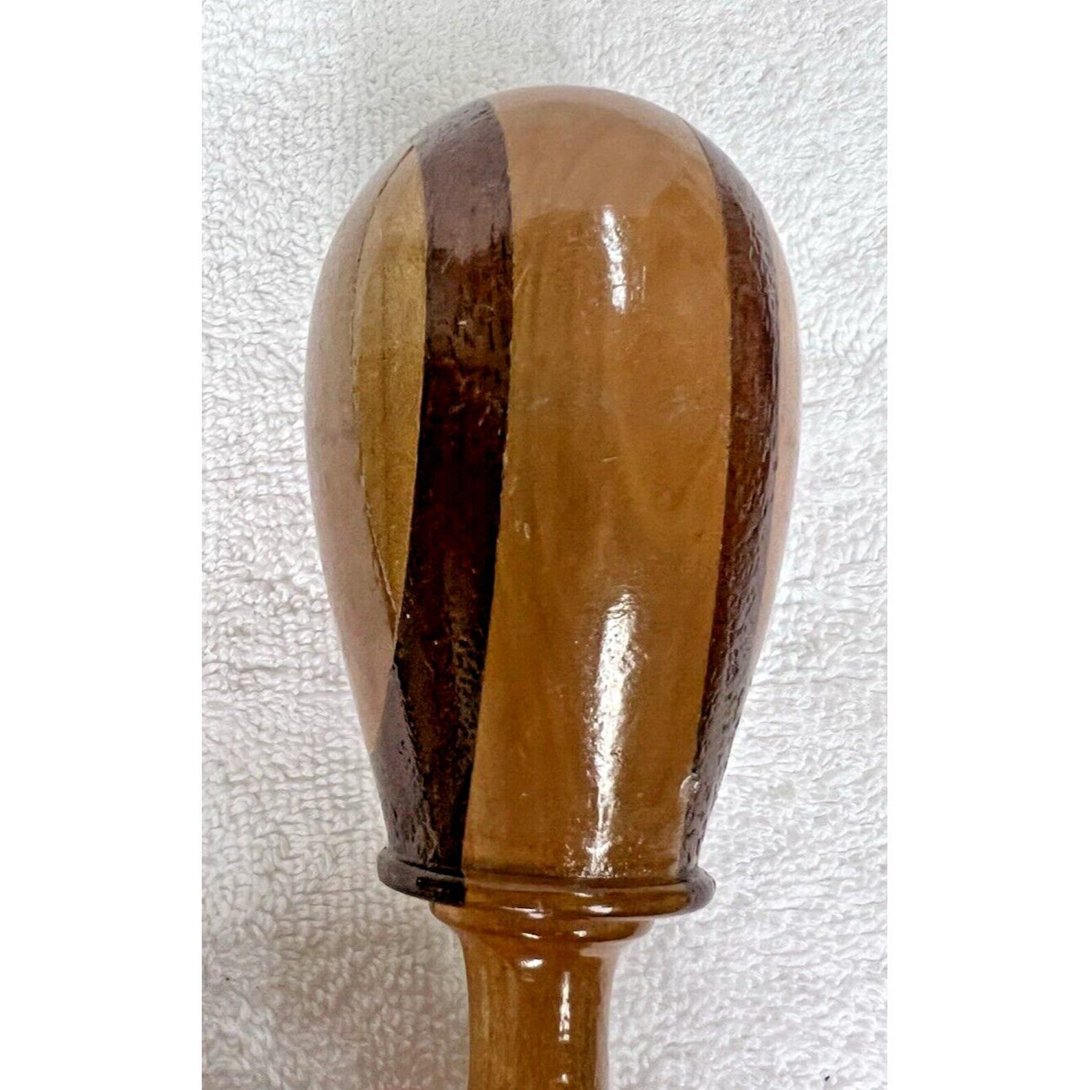 Antique Marquetry Wood Sewing Egg Darner 6 3/4 Inch - Etsy