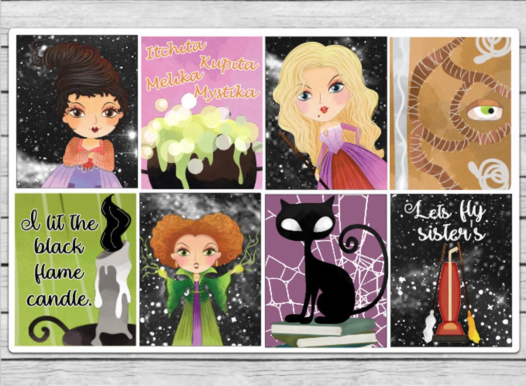 Witches Full Box Planner Stickers - Etsy