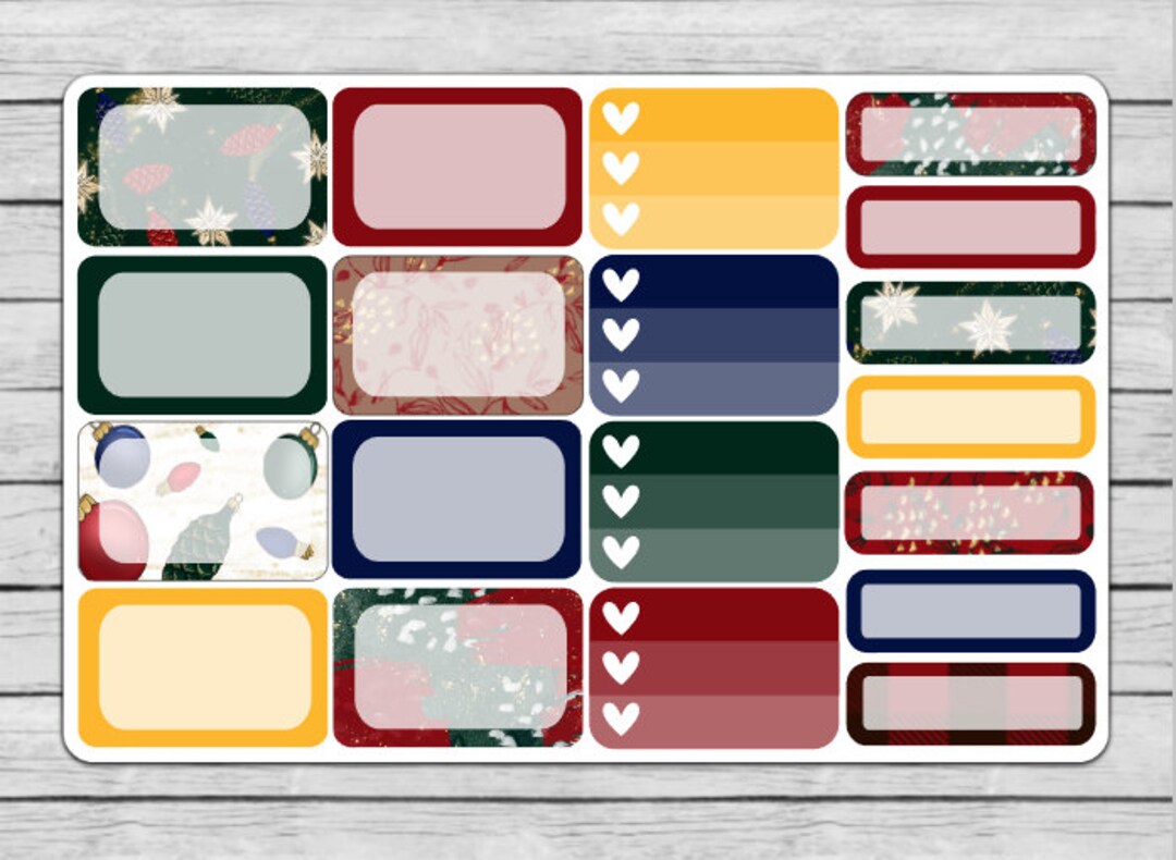 Kevin Assorted Boxes Planner Stickers - Etsy
