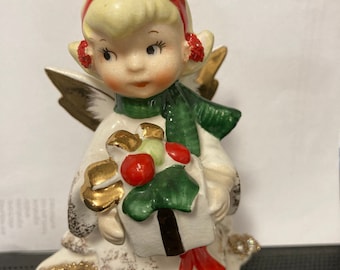 Lefton 489 Birthday Angel of the Month. Month Flower and Birthstone ...