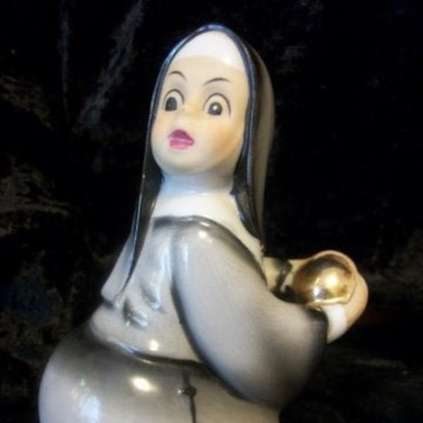 Nun Figurine - Etsy
