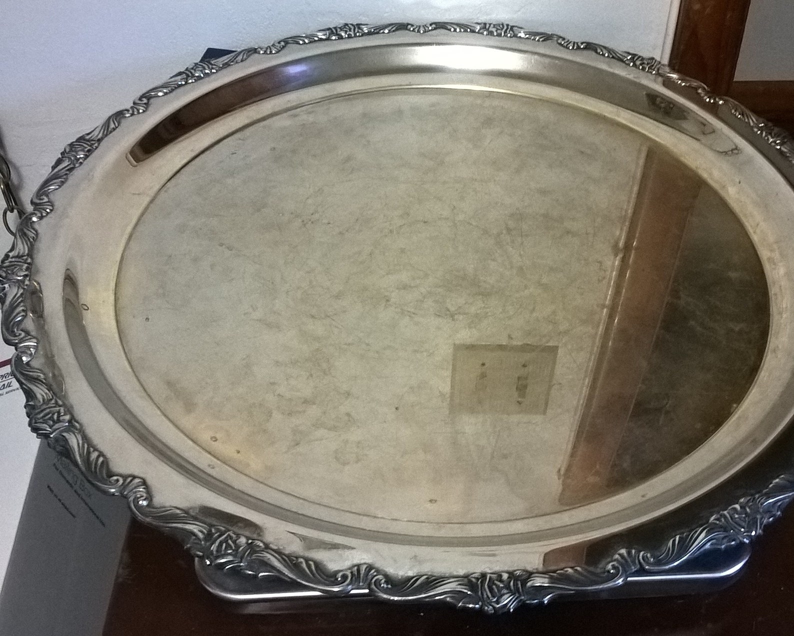 Huge Silver Footed Tray 21 - Etsy