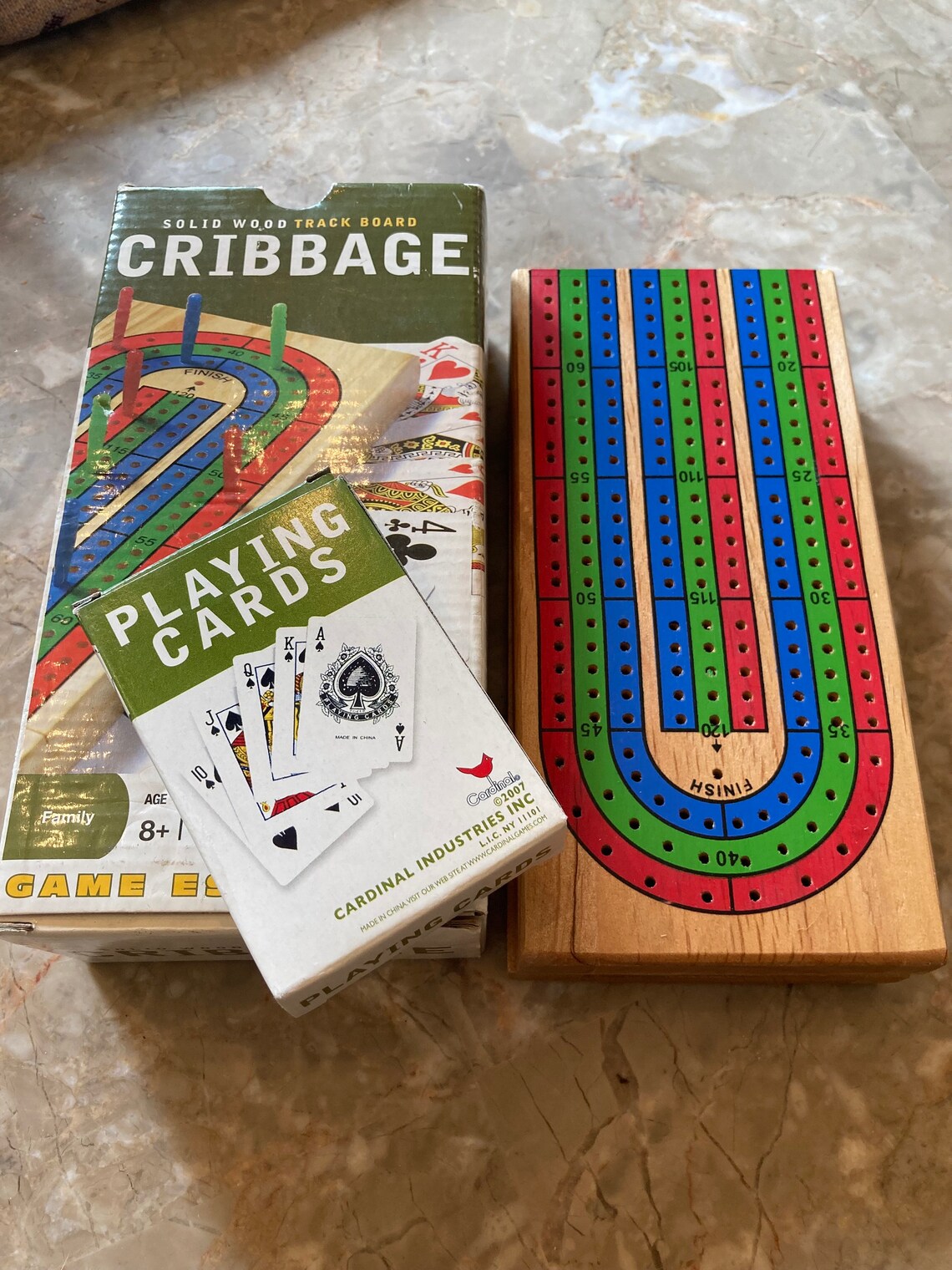 Colorful Folding Cribbage Board - Etsy