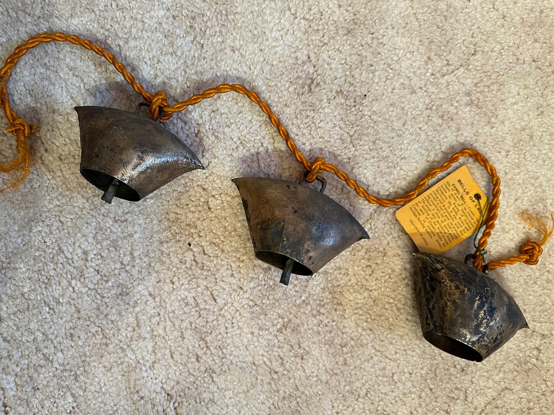 Camel Bells From India Hand Forged Brass Set of 3 - Etsy