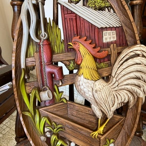 Syroco Farm Scene Dimensional Picture 18" X 12" - Etsy