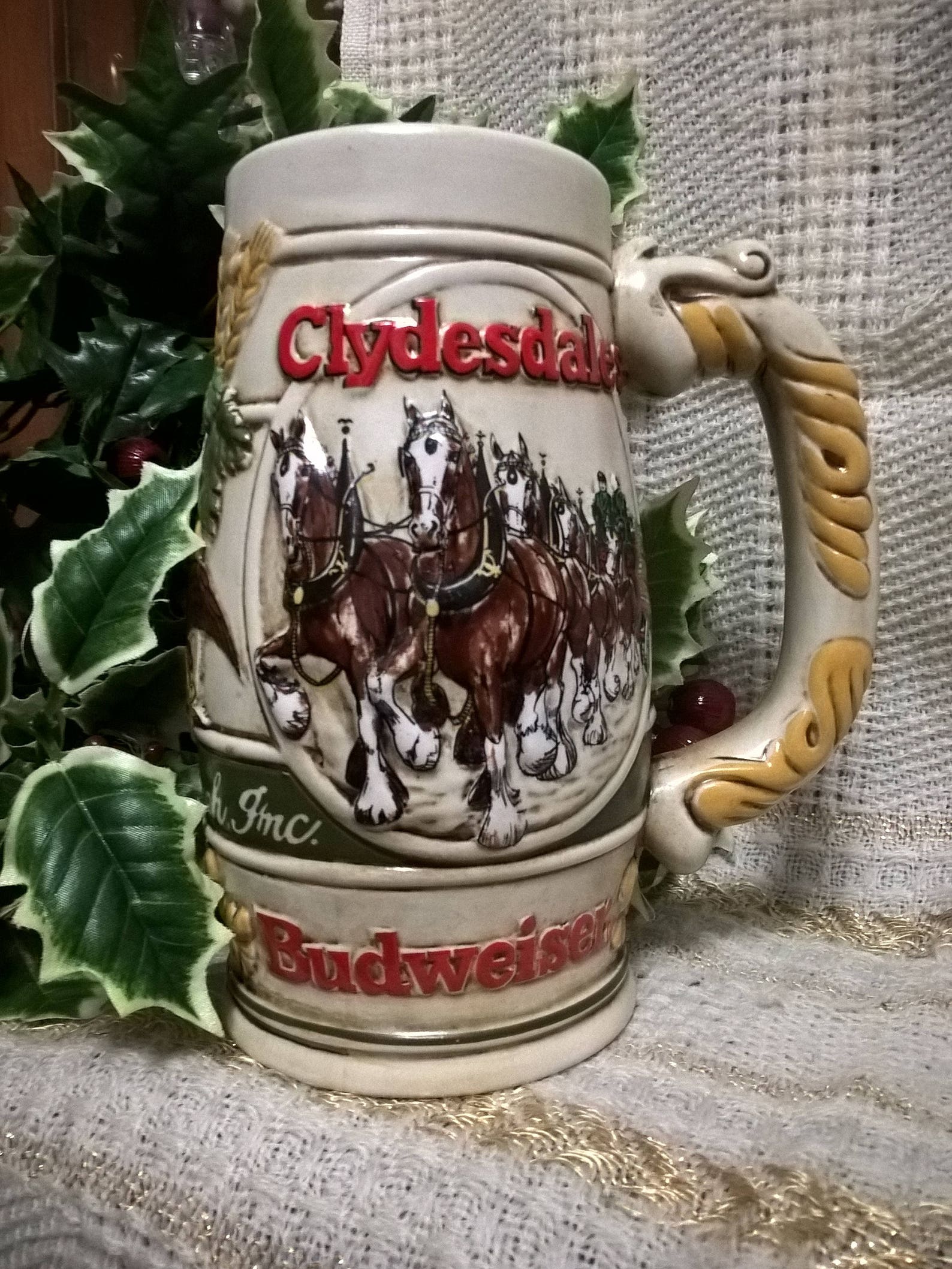 Budweiser Beer Stein 1983 | Etsy