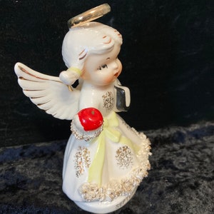 Lefton September Angel Numbered With Seal Damaged - Etsy