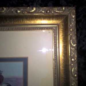 Ornate Gold Framed Photo of Vintage Scene 10" X 12" - Etsy