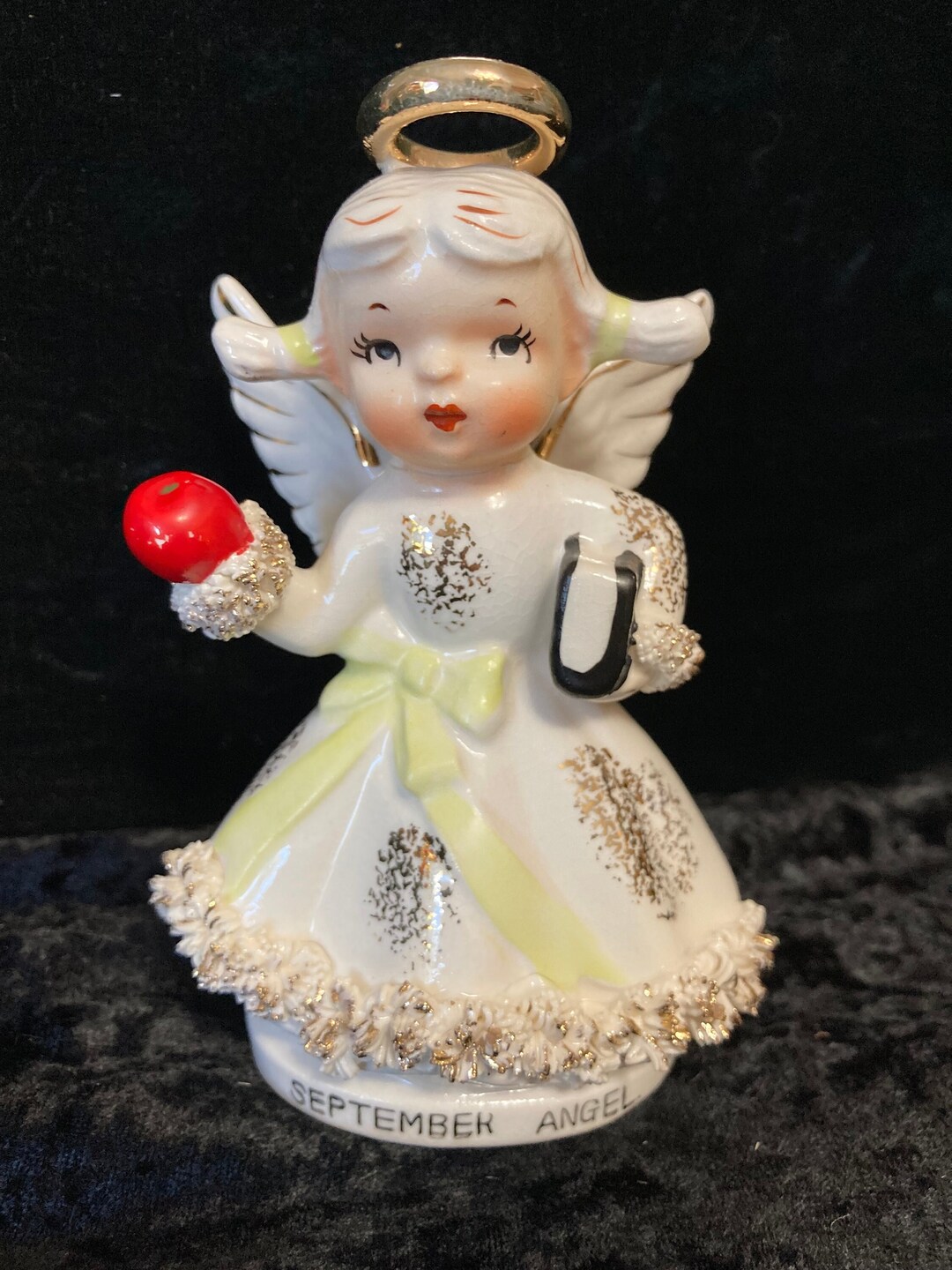 Lefton September Angel Numbered With Seal Damaged - Etsy