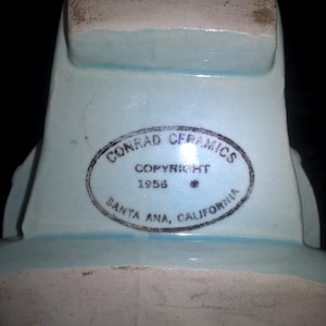 Cheerleader Planter by Conrad Ceramics 1956 Signed & Dated - Etsy