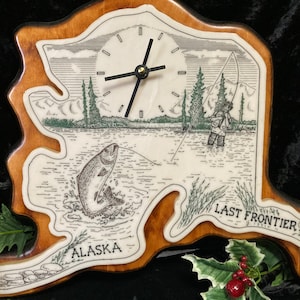 Alaskan Plaque With Clock - Etsy