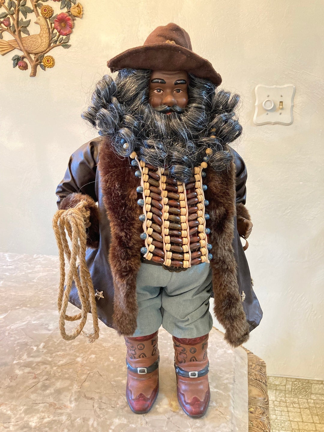 Black Cowboy Doll 20" Tall - Etsy