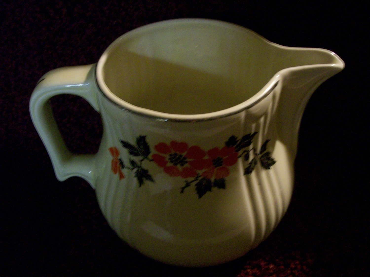 Halls Red Poppy Pitcher 64 Oz. - Etsy