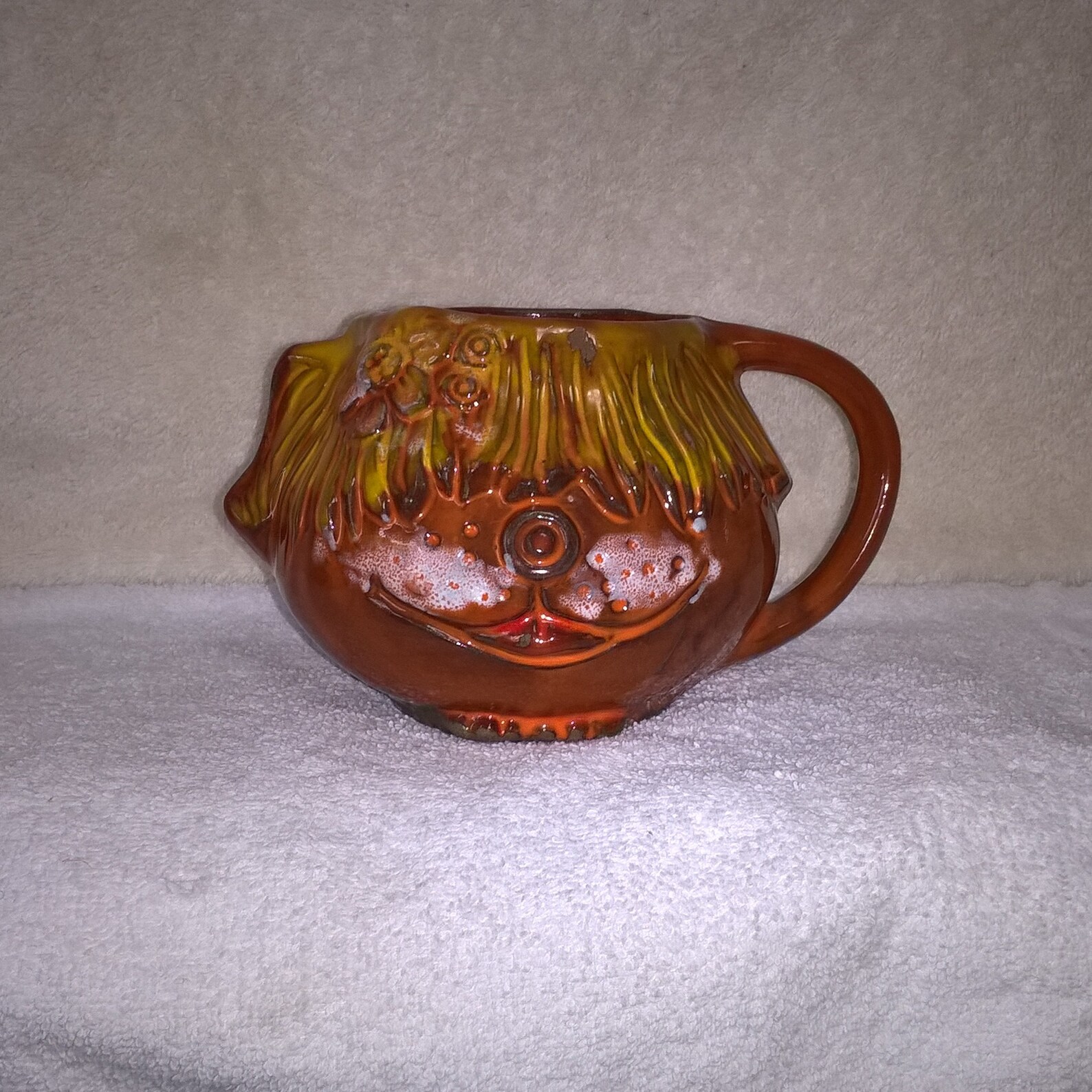 Pacific Stoneware Shaggy Dog Mug - Etsy