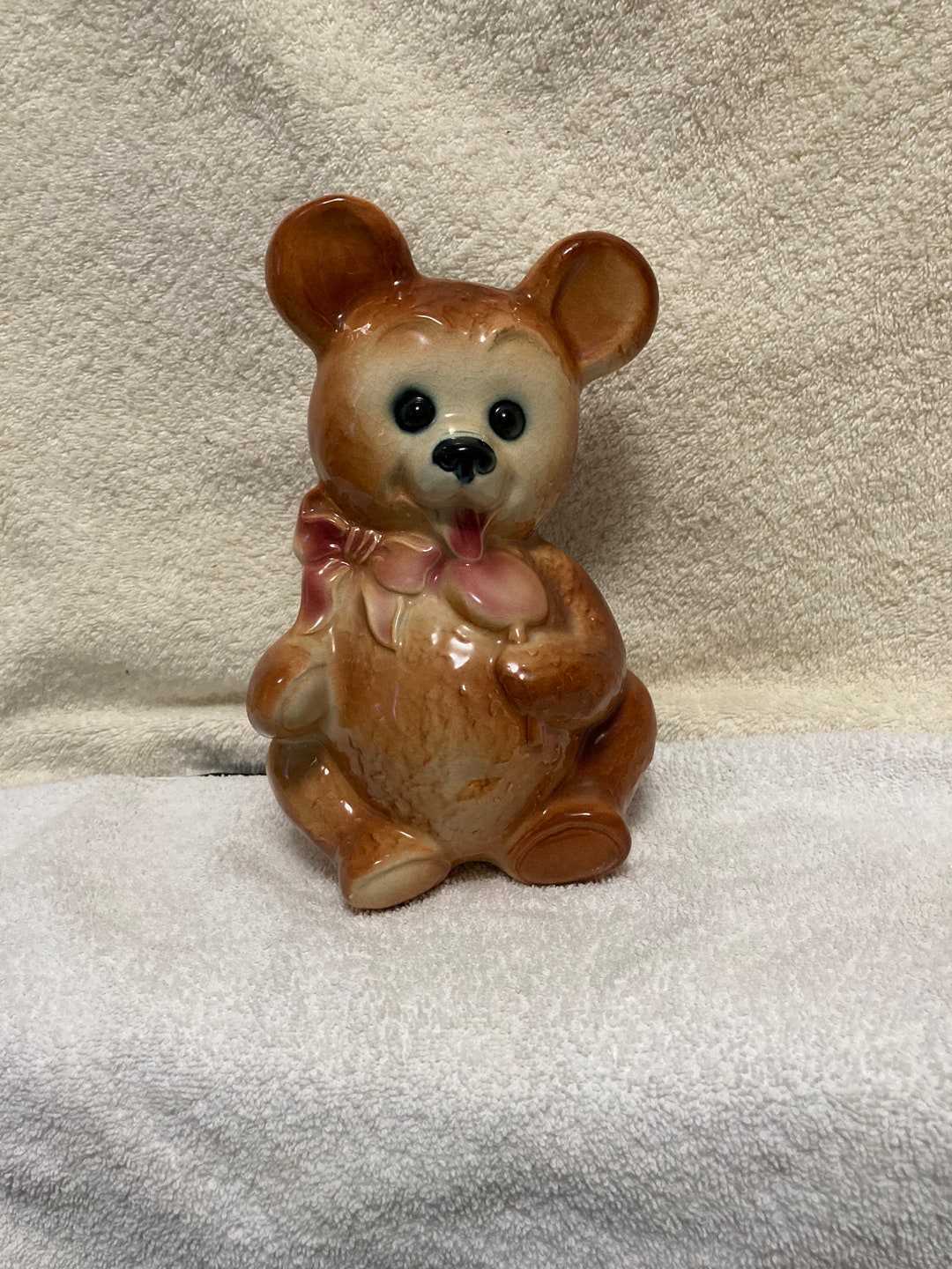Royal Copley Teddy Bear Planter 8 - Etsy.de