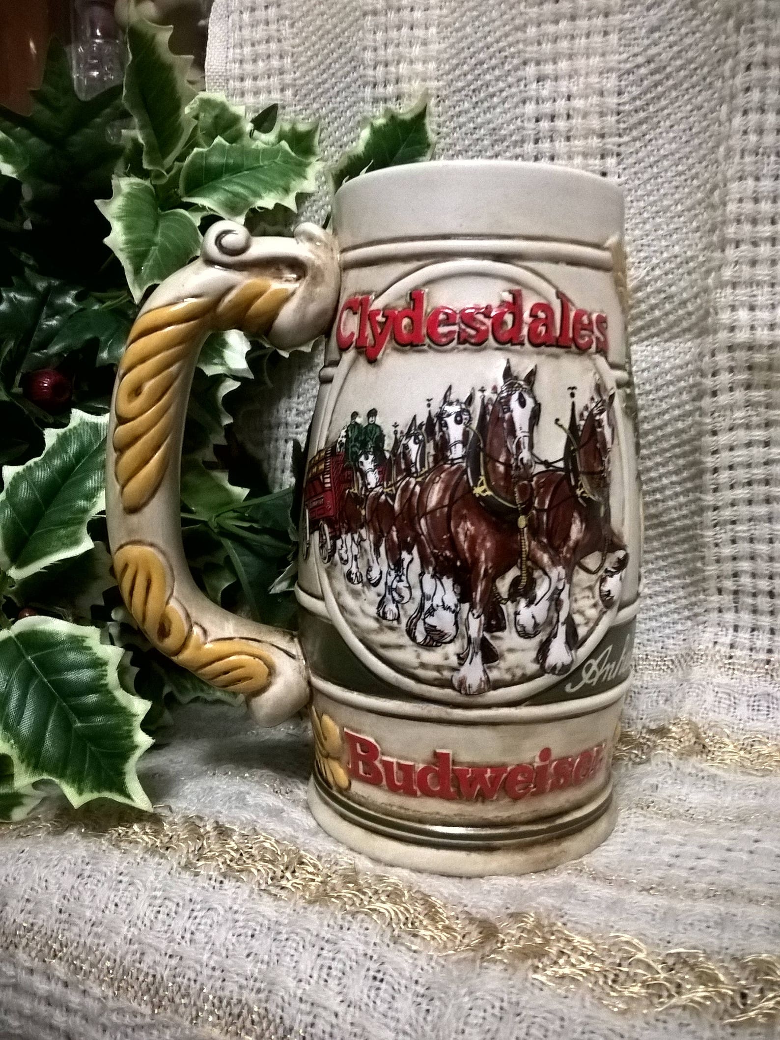 Budweiser Beer Stein 1983 | Etsy