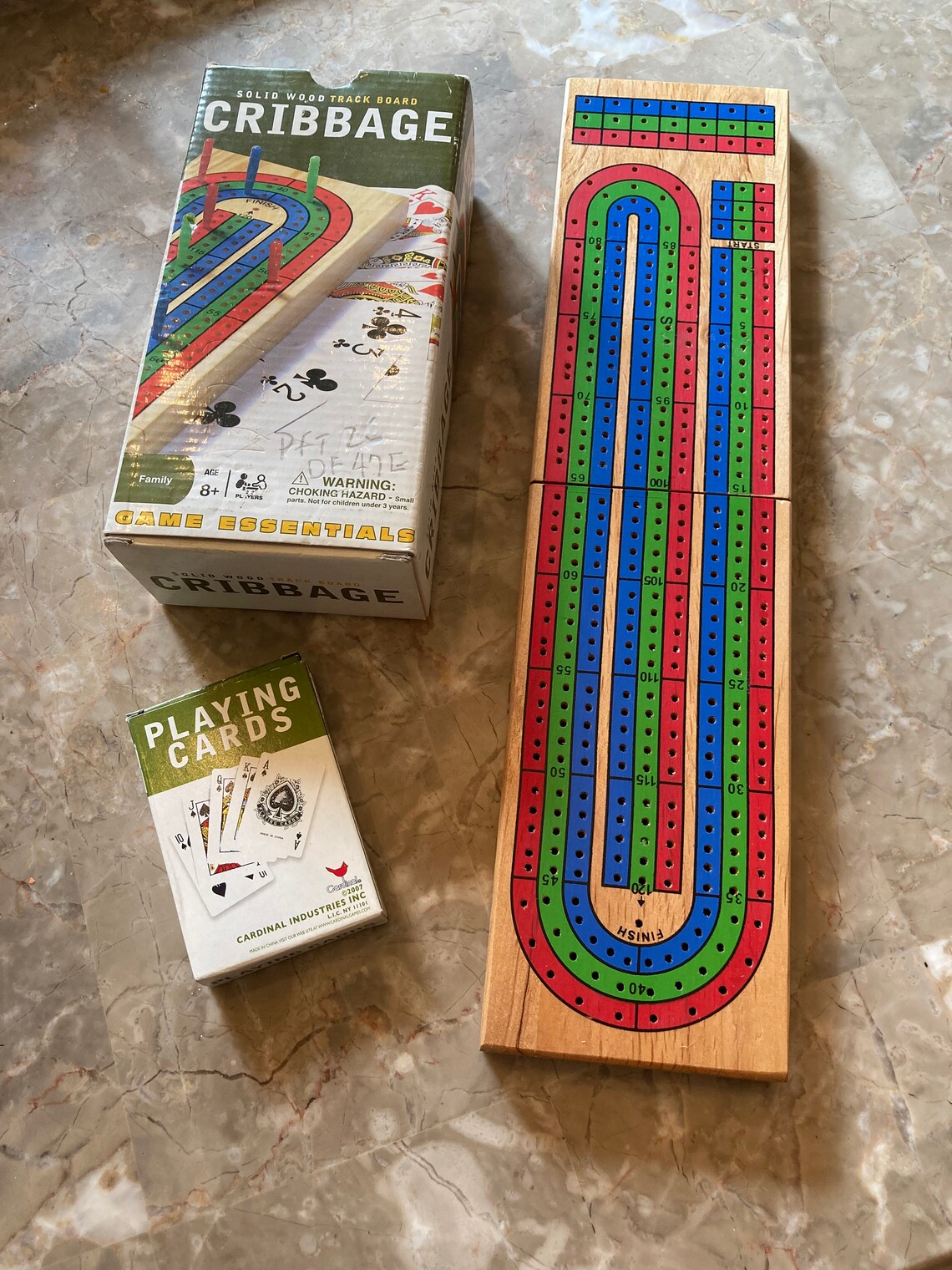 Colorful Folding Cribbage Board - Etsy