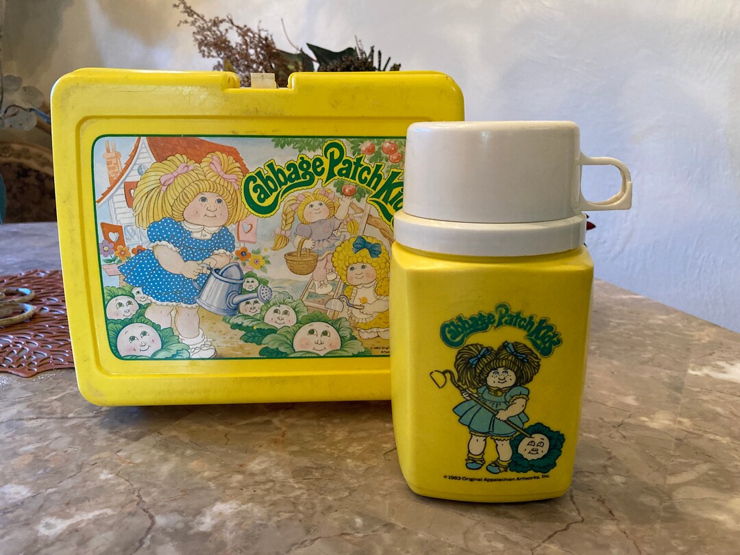 Cabbage Patch Kids Lunch Pail Signed & Dated 1983 With Thermos - Etsy