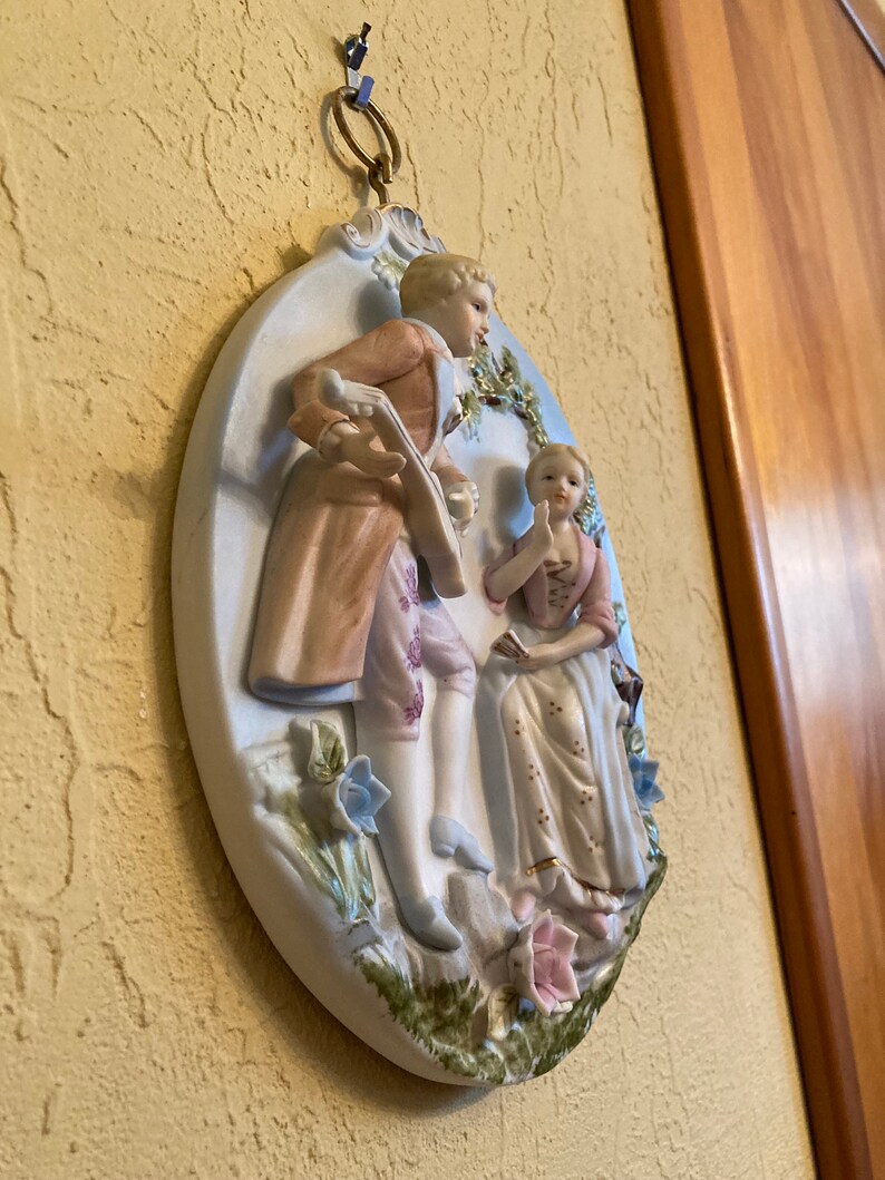 Victorian Wall Plaque Very Dimensional - Etsy