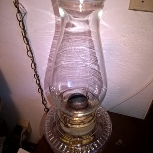 Pattern Glass Oil Lamp Circa 1870 | Etsy