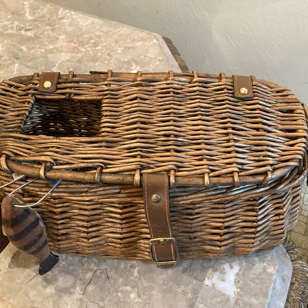 Wicker Fishing Creel - Etsy