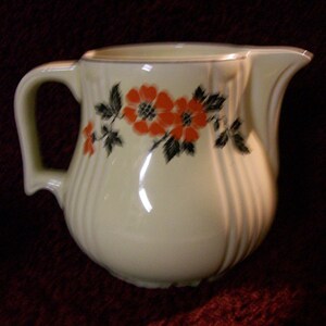 Halls Red Poppy Pitcher 64 Oz. - Etsy