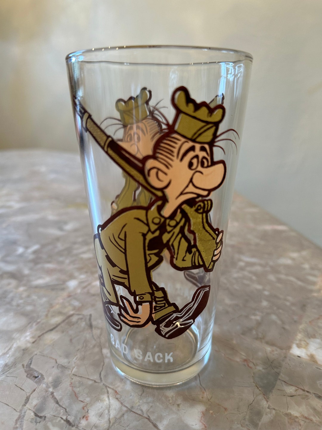 Sad Sack Pepsi Cartoon Glass - Etsy