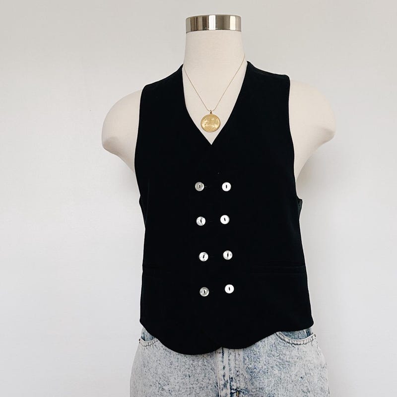 Double Breasted Vest - Etsy