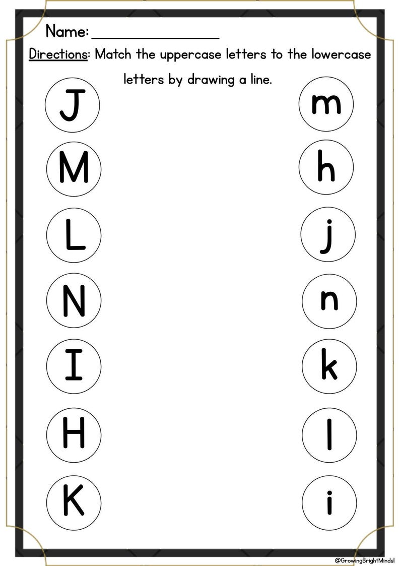 Alphabet Worksheets Printable | ABC Cut and Paste Activities | Letter ...