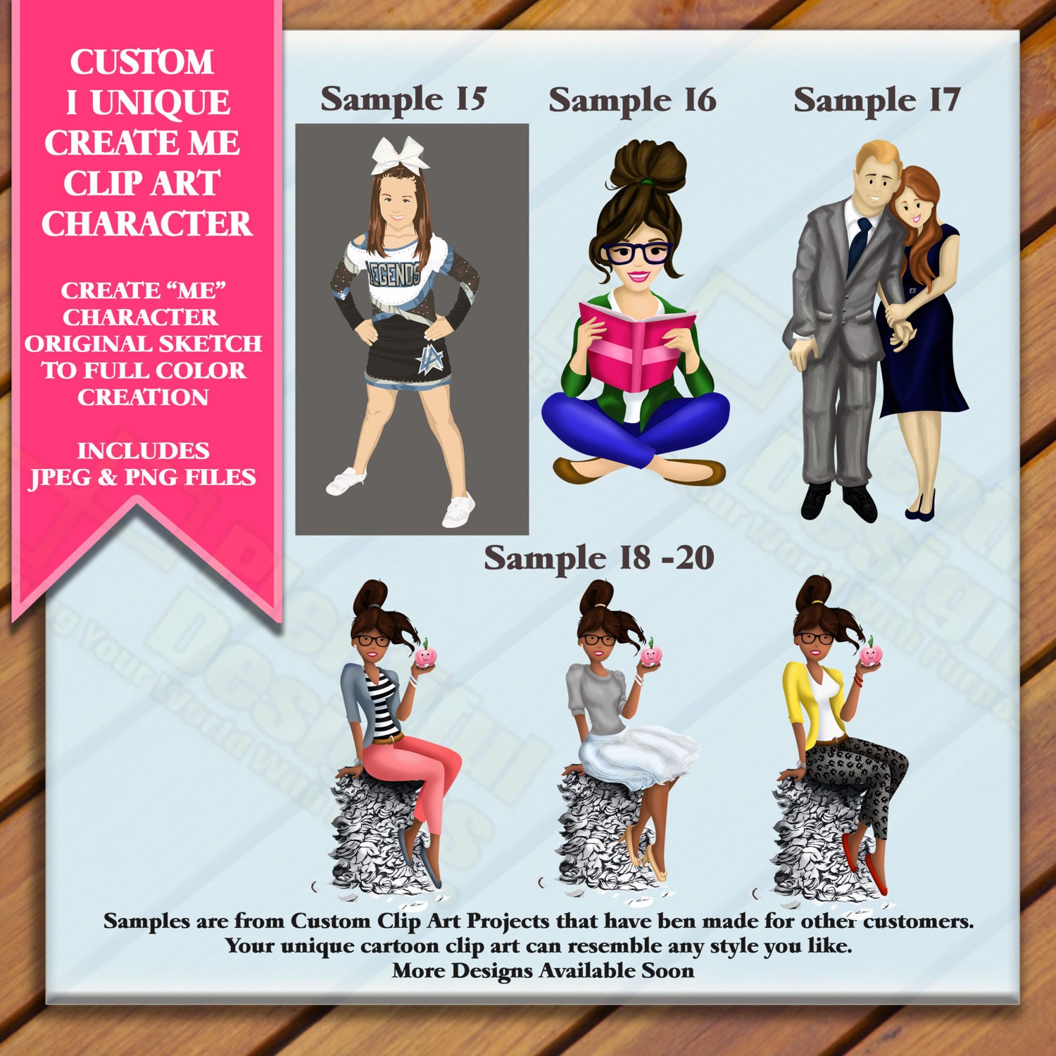 Clip Art, Create Me Custom Clip Art Character, Jpegs and Pngs, Build A ...