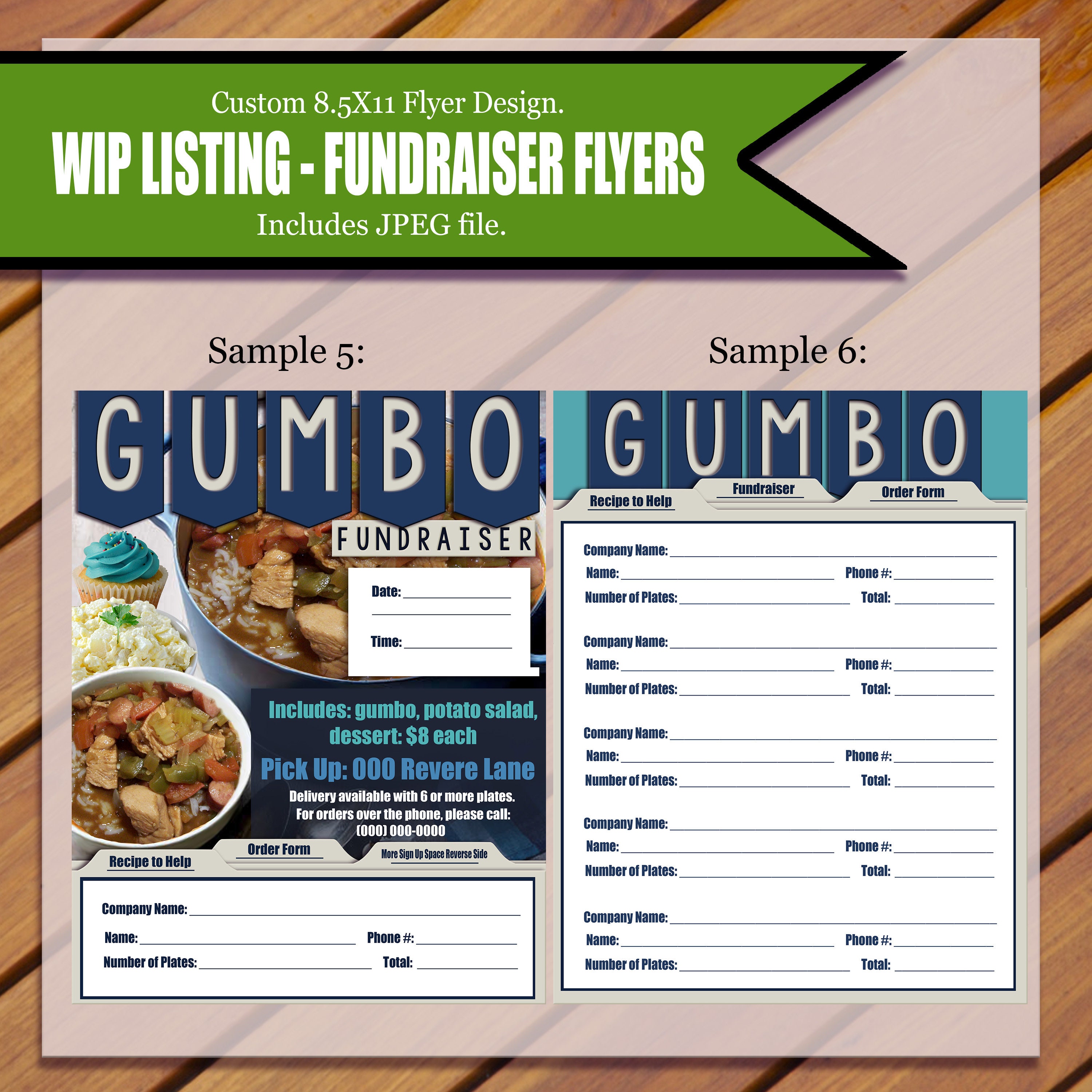 Custom Fundraiser Flyer - Etsy