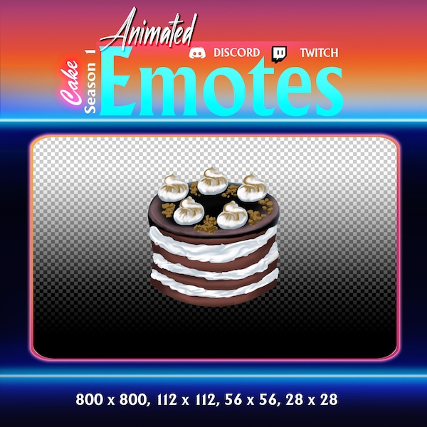Cake Emote - Etsy