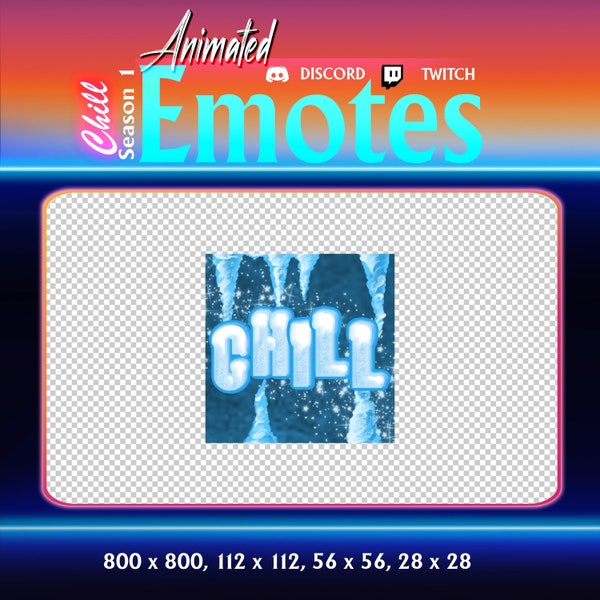 Chill Animated Emote - Etsy