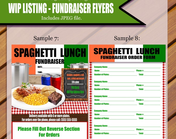 Custom Fundraiser Flyer - Etsy