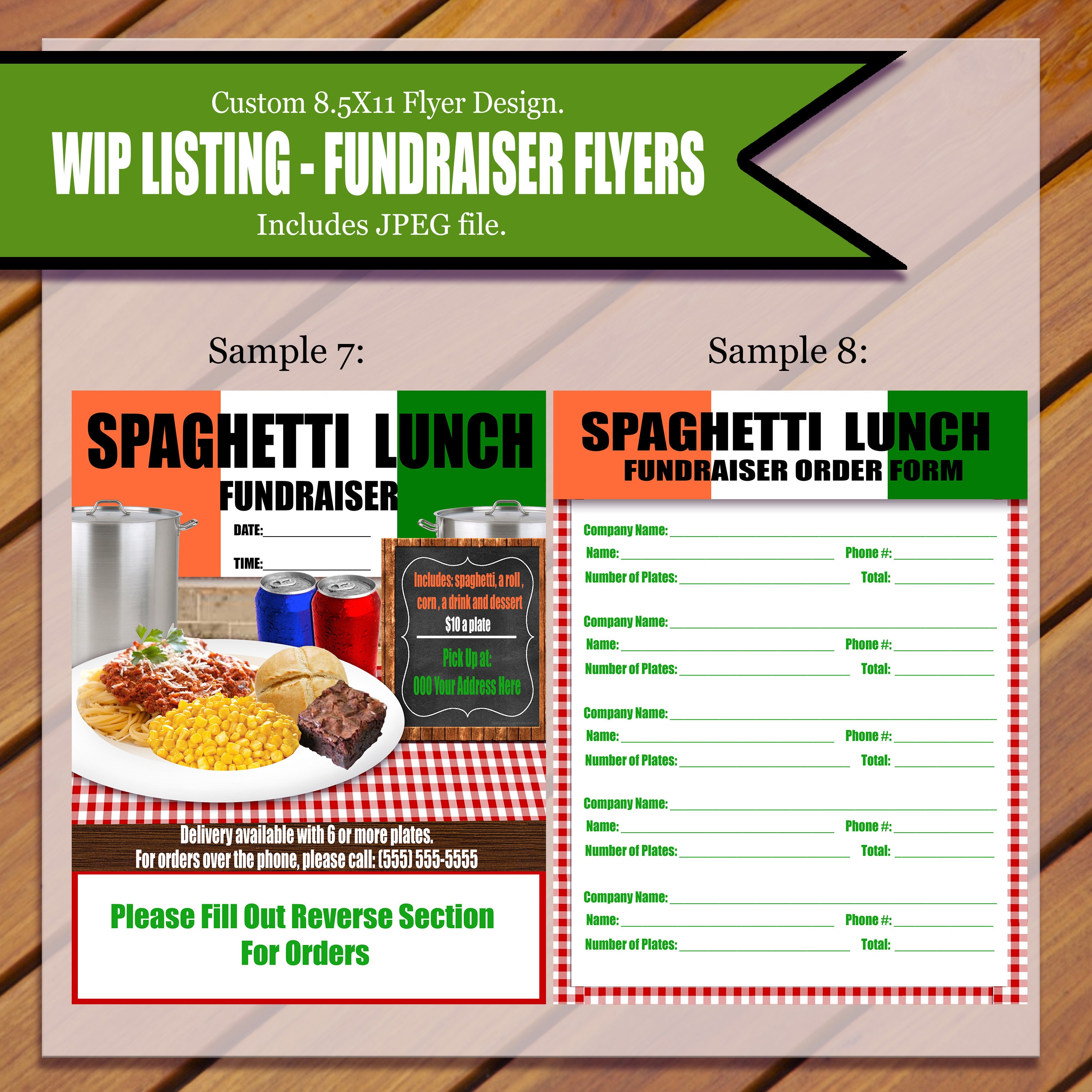 Custom Fundraiser Flyer - Etsy