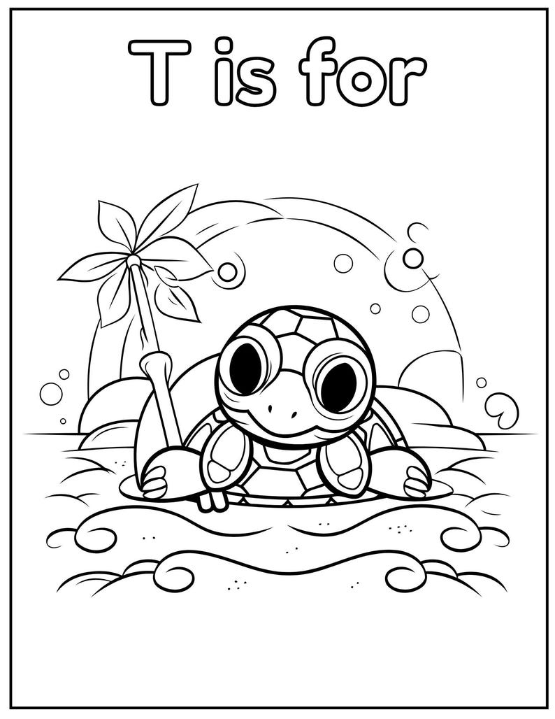 Alphabet Coloring Pages for Preschoolers, Toddlers, Kindergarden ...