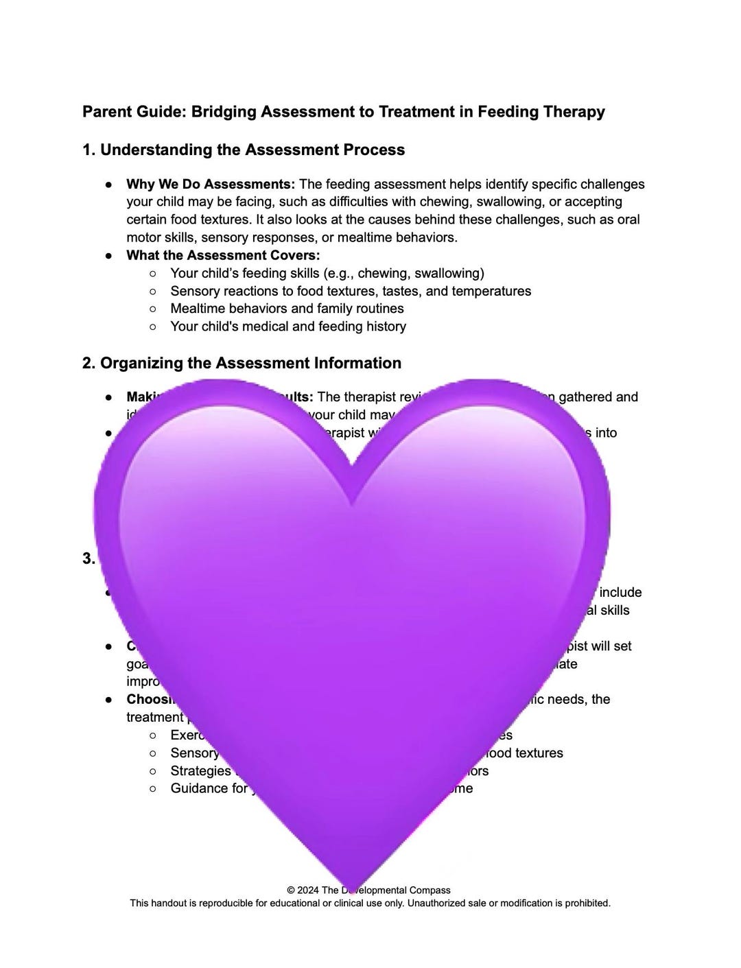 Parents Guide About Feeding Therapy | Pediatric Feeding Handout | OT ...