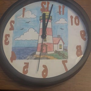 Counterclockwise Clock - Etsy