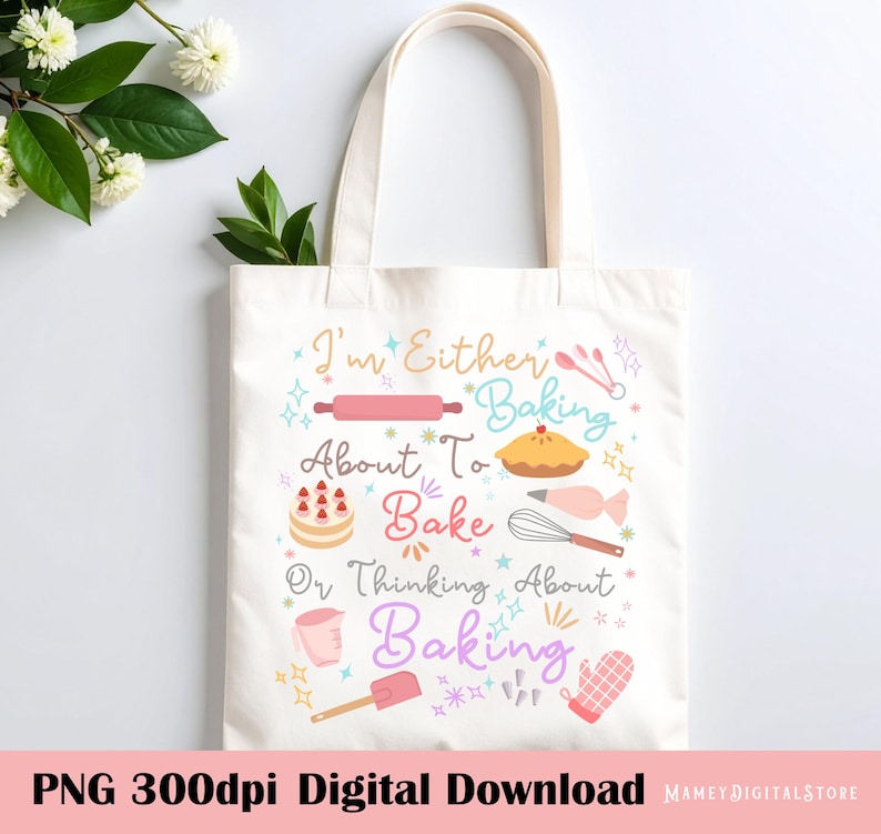 Baking Lover PNG Design, Dessert Cake Pie Whisk (digital Download) - Etsy