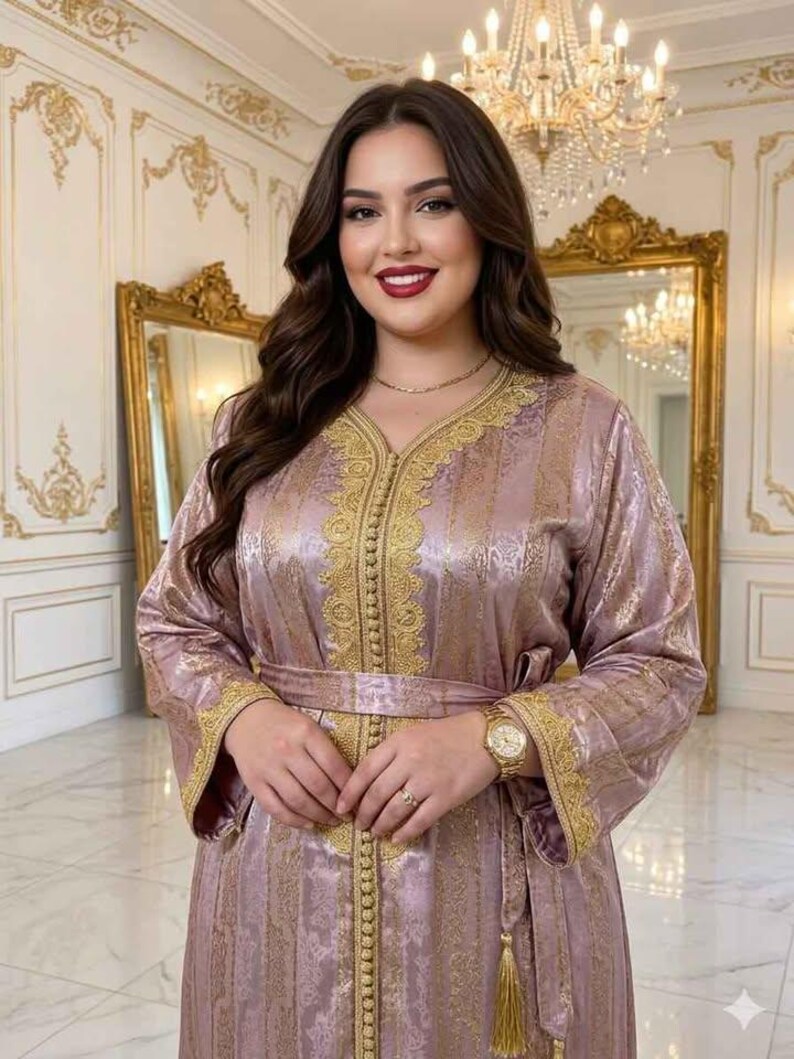 Authentic Moroccan Caftan | Luxury Wedding Guest Dress | Handmade ...