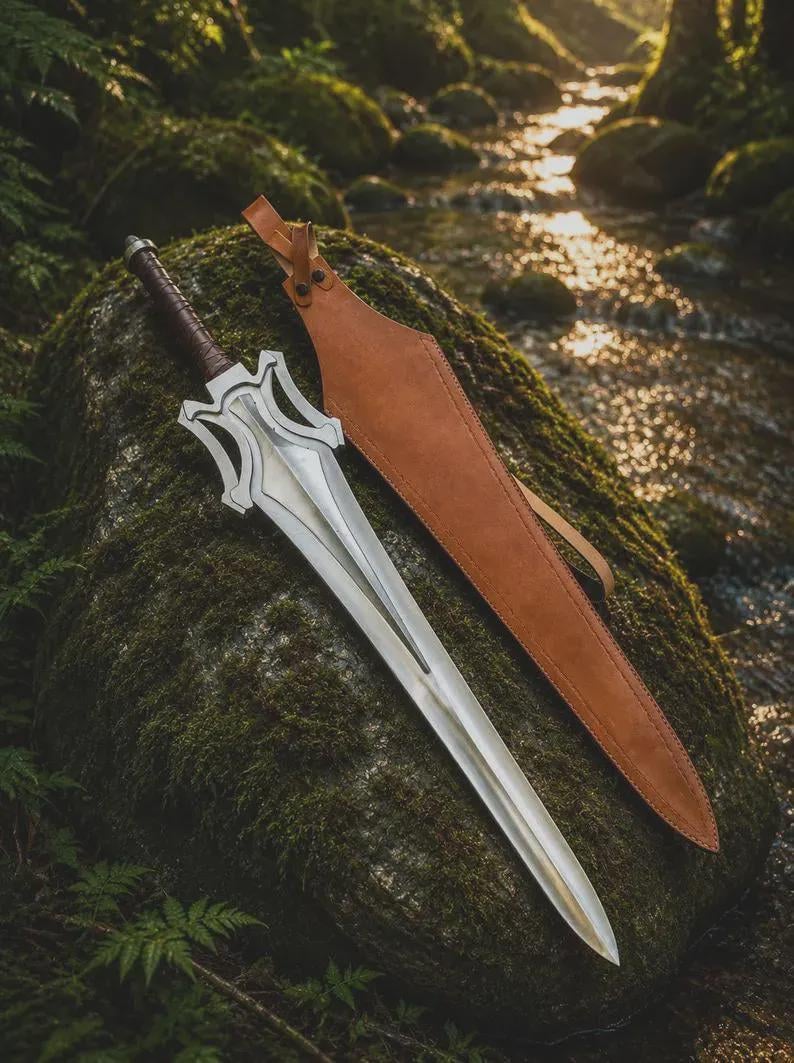 Hand Forged He-man Power Sword, Master of the Universe Fantasy Replica ...