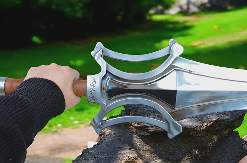 Hand Forged He-man Power Sword, Master of the Universe Fantasy Replica ...