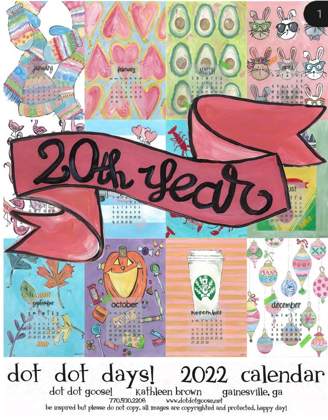 2023 Dot Dot Days Calendar - Etsy
