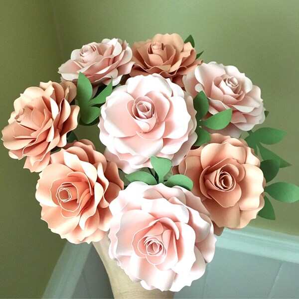 Paper Roses - Etsy