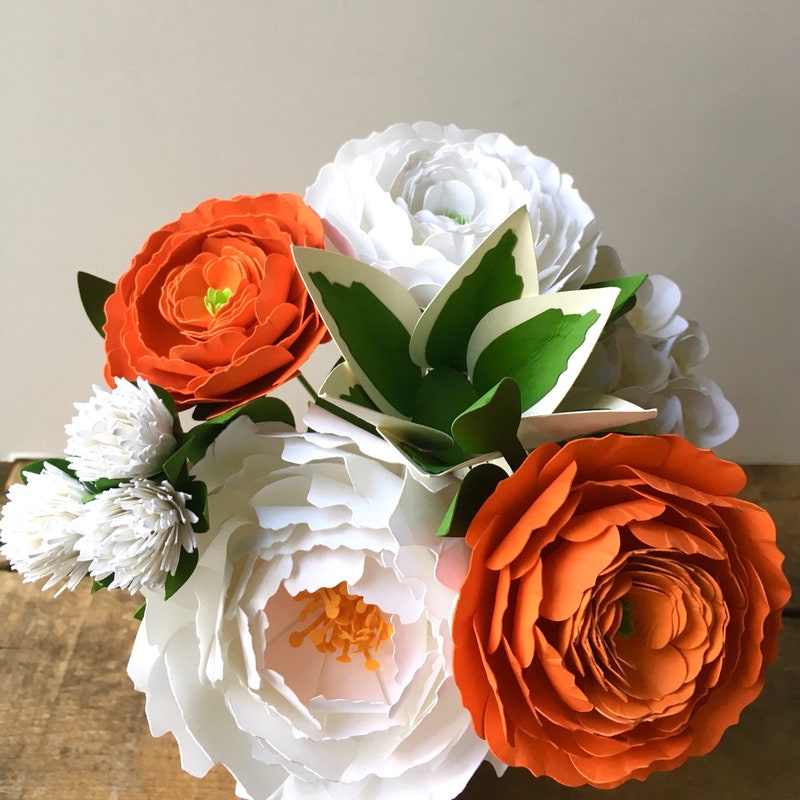 Paper Flower Bouquet - Etsy