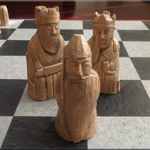 RARE Berserker Isle of Lewis Chessmen Chess Piece - Etsy