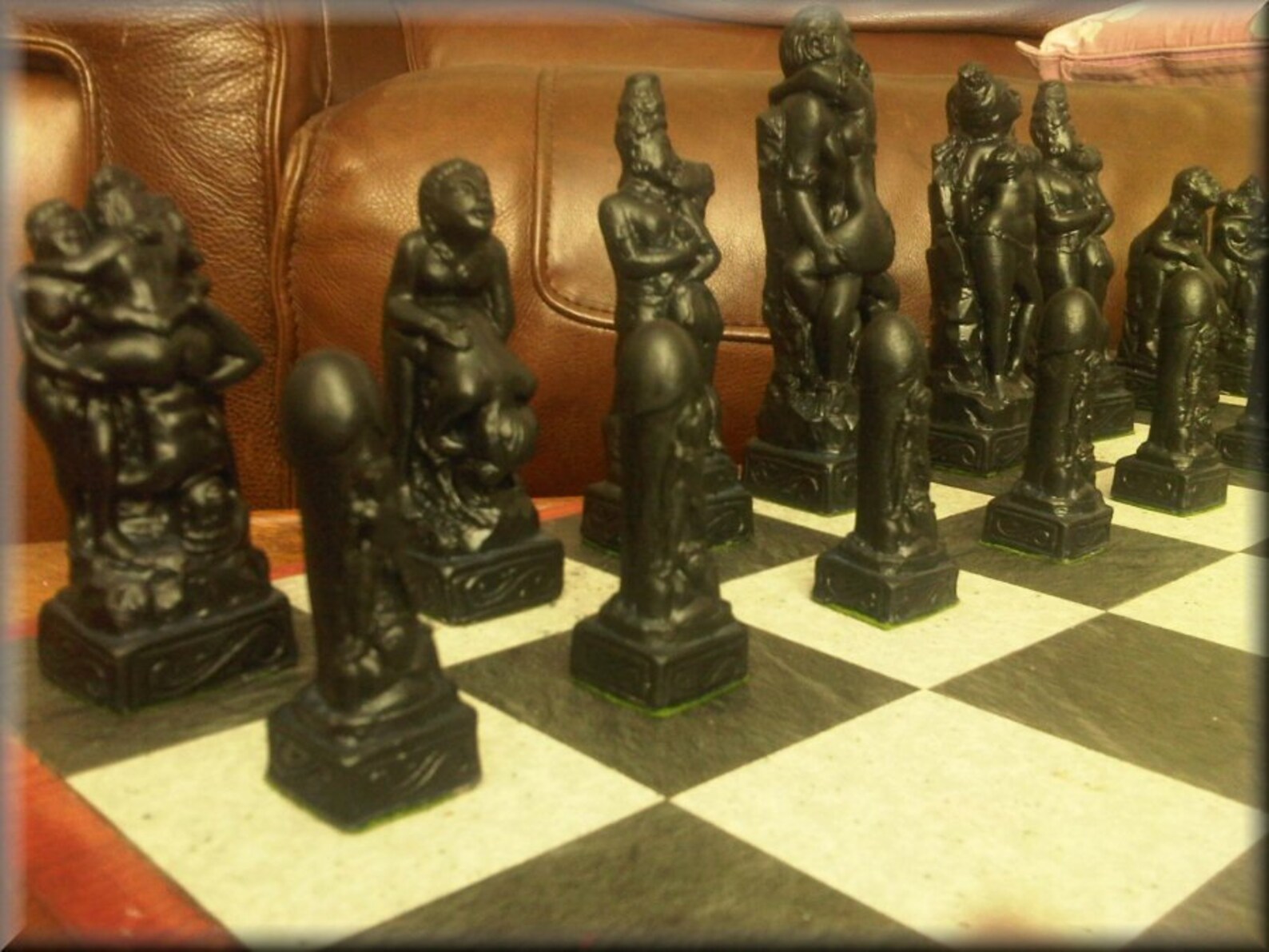 Black And Ivory Adult Erotic Sex Themed Kama Sutra Chess Set And Etsy